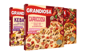 Fryspizza - Färdiga frysta pizzor bakade i stenugn | Grandiosa